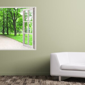 Forest Wall Decal Trees Wall Sticker Tree 3D Window Wall - Etsy New Zealand