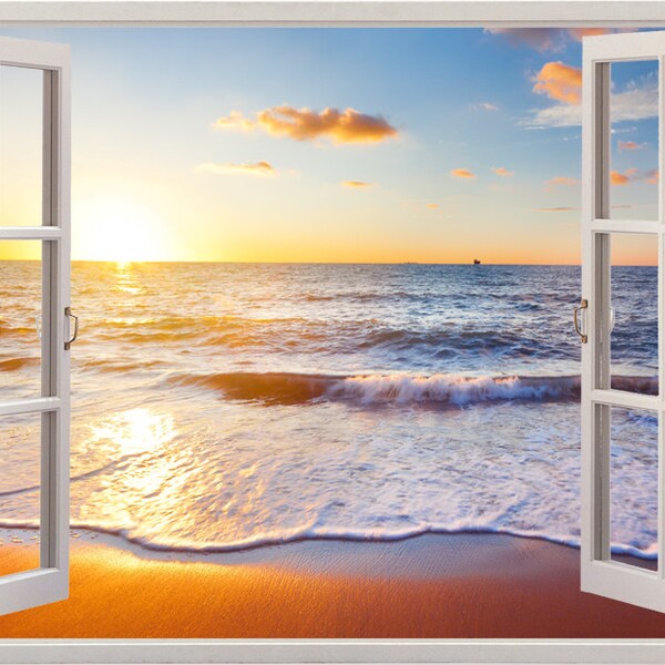 Sunset Wall Decal - Etsy