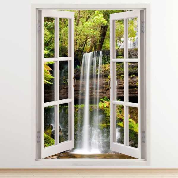 Waterfall Sticker - Etsy