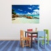colorful beach decal vinyl blue beach poster wall decal