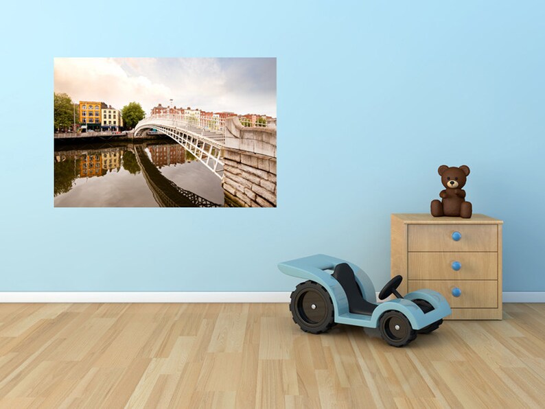 Hapenny Bridge Wall Decal Dublin Ireland Bridge Decal Vinyl | Etsy