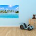 Beach Wall Decal Vinyl Poster Tropical Beach Wall Art Palm - Etsy