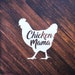 CHICKEN LADY DECAL - Hen - Crazy Chicken Lady - Chicken Mama - Vinyl ...