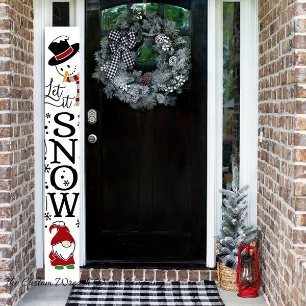 Snowman Porch Signs - Etsy