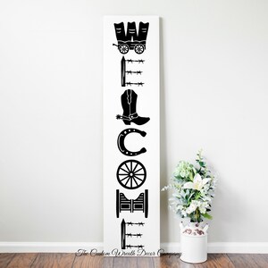 Western Porch Sign Cowboy Porch Sign Cowboy Porch Decor - Etsy
