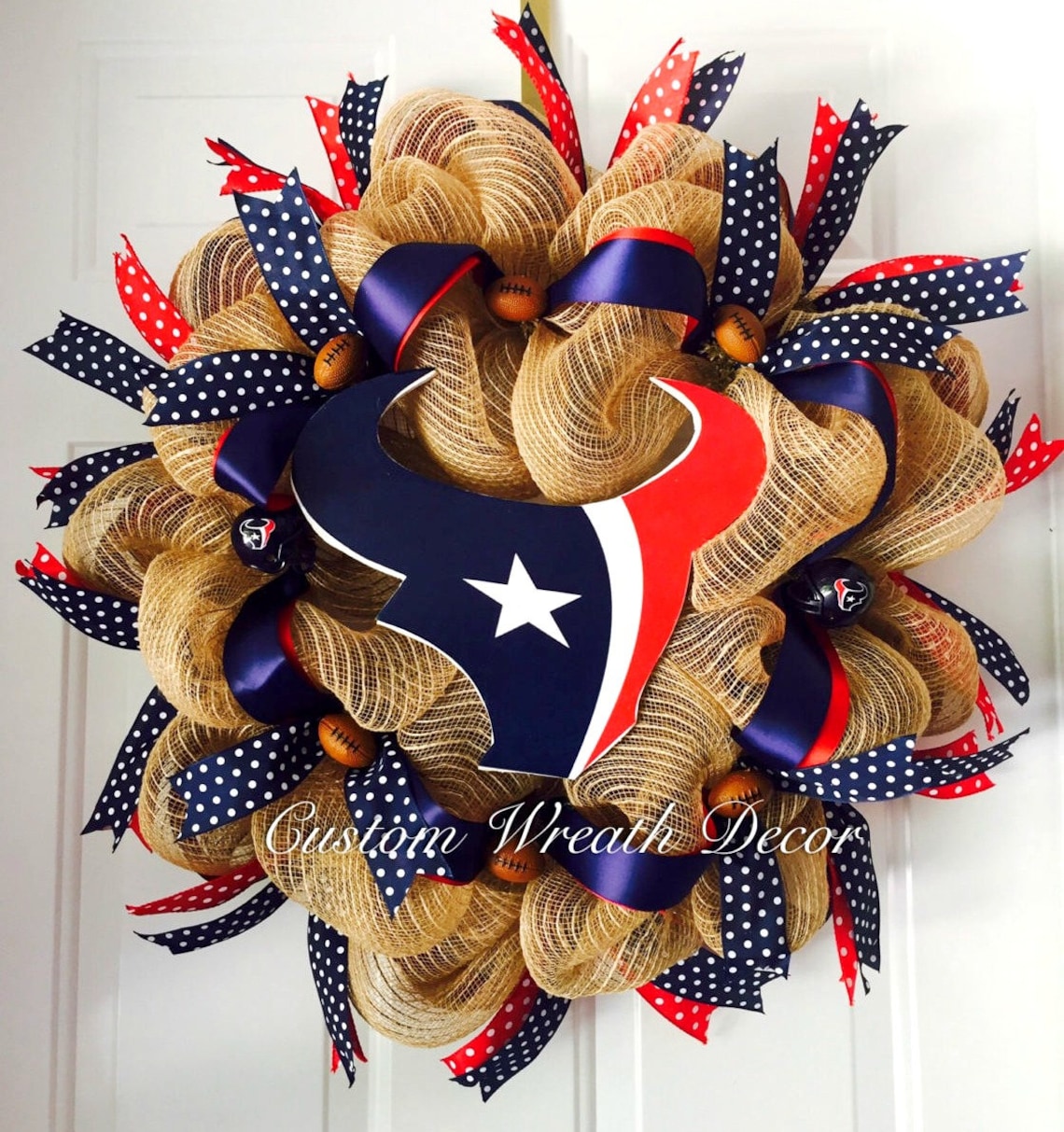 Houston Texans Wreath Texans Wreath Texas Football Wreath - Etsy