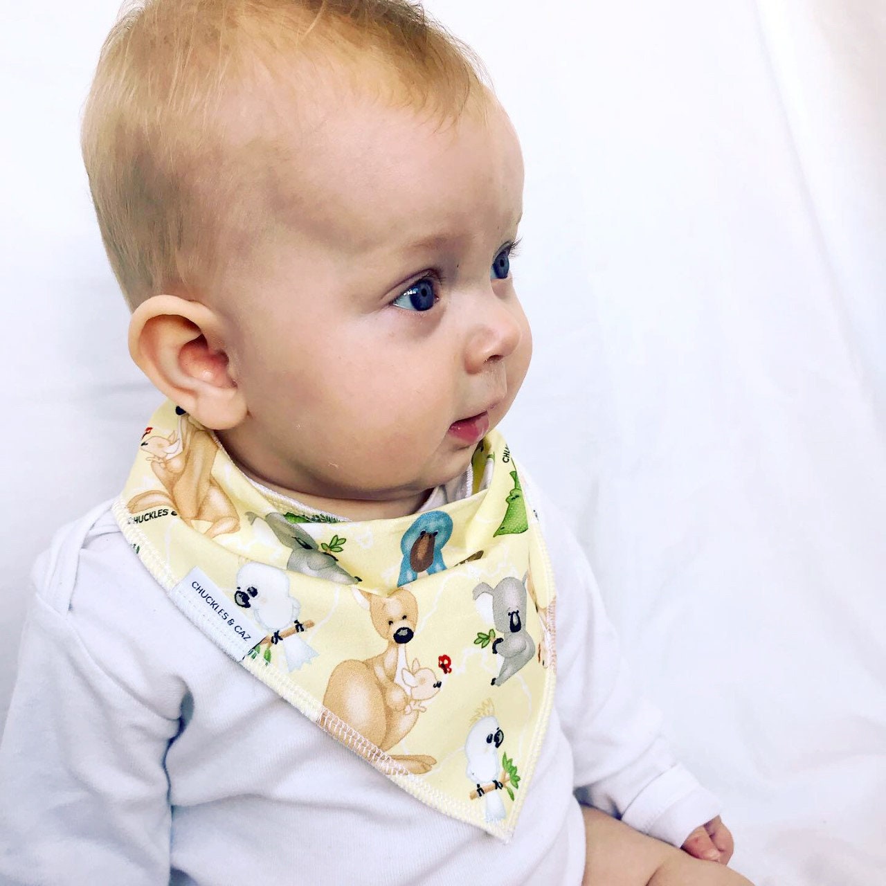 Cute Australian Animals Dribble Bib Handmade Australian Adjustable Bib ...