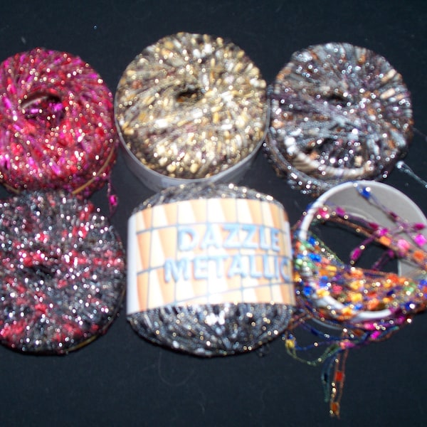 Sparkly Rainbow Yarn - Etsy