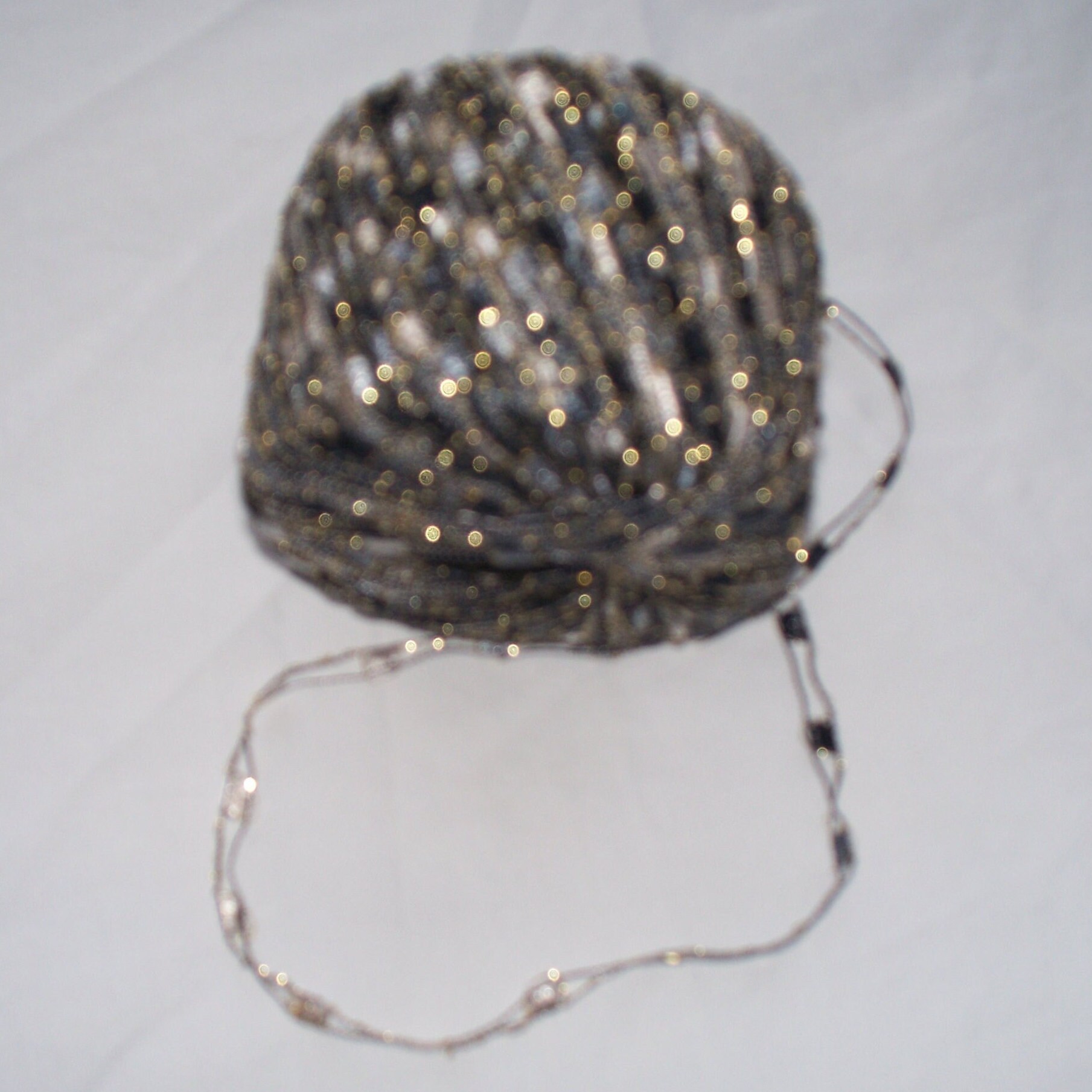 Shiny Rainbow White Knitting Fever Dazzle Metallic Free Shipping Gray ...