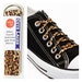 Shoelaces With Leopard Prints . Cheetah Pattern Shoestrings. Perfect ...