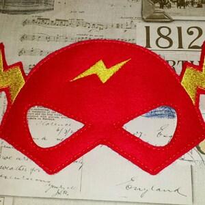 The Flash Super Hero Inspired Mask ITH Project in the Hoop Embroidery ...