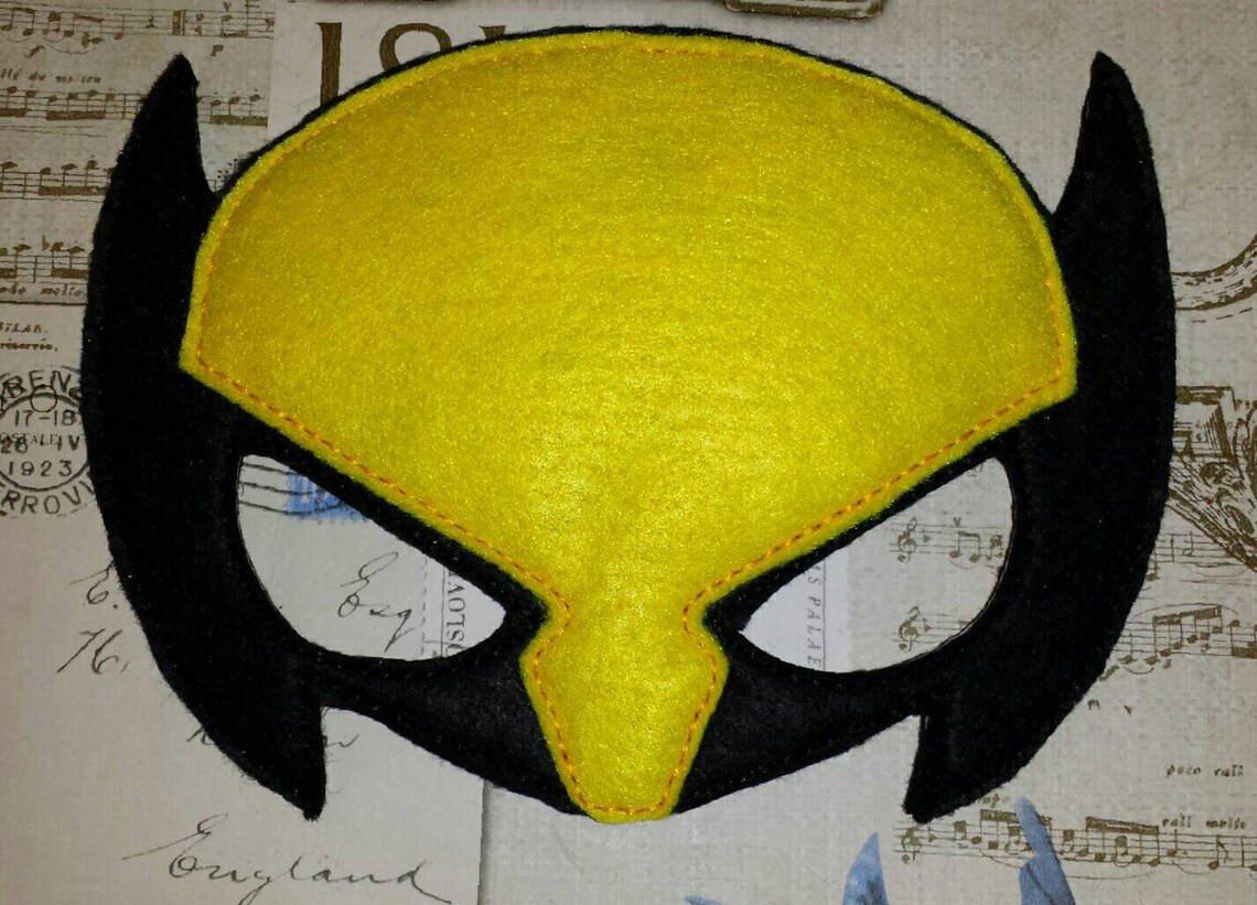 Wolverine X Men Hero Inspired Mask ITH Project in the Hoop - Etsy
