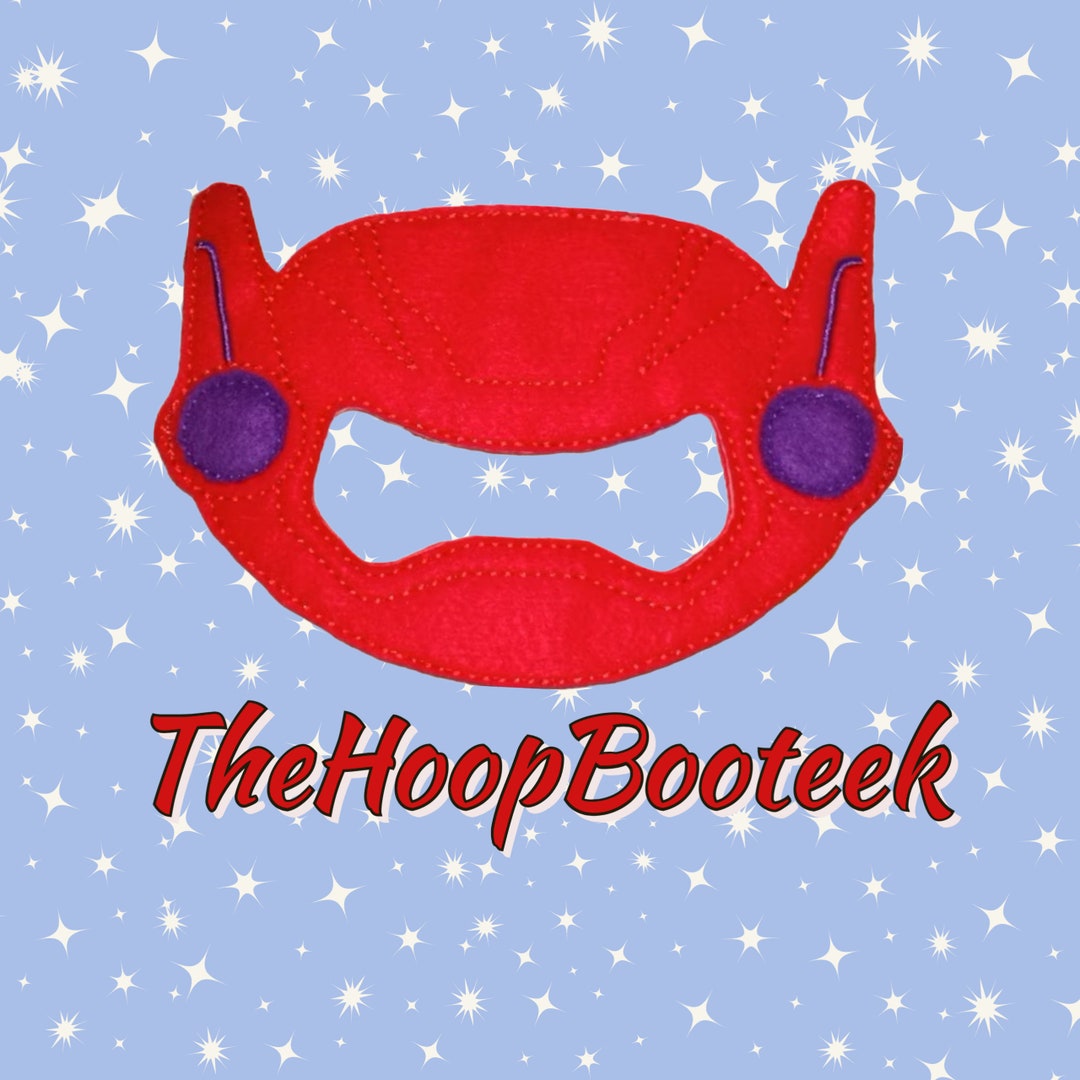 Baymax Big Hero 6 Inspired Mask ITH Project in the Hoop Embroidery ...