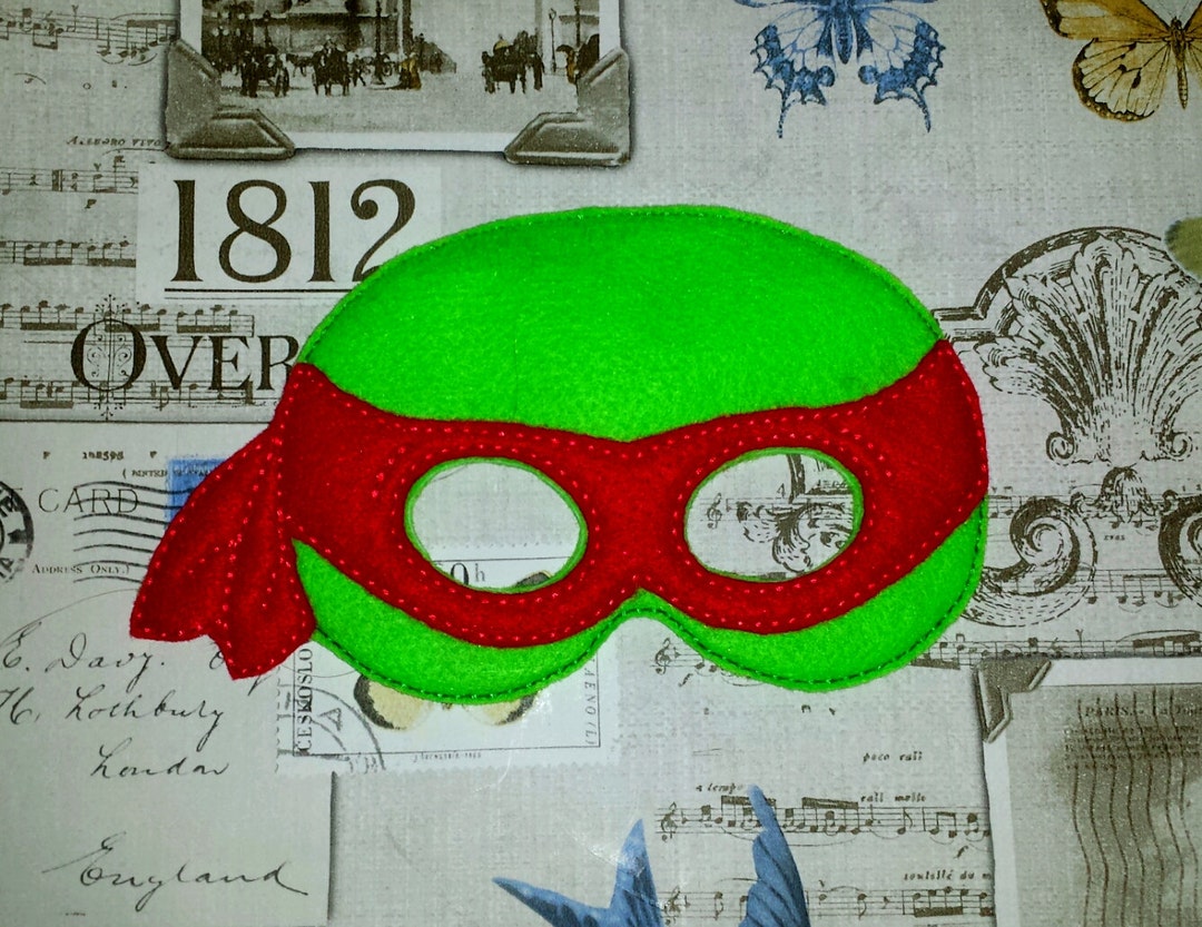 Ninja Turtle Hero Inspired Mask ITH Project in the Hoop - Etsy UK