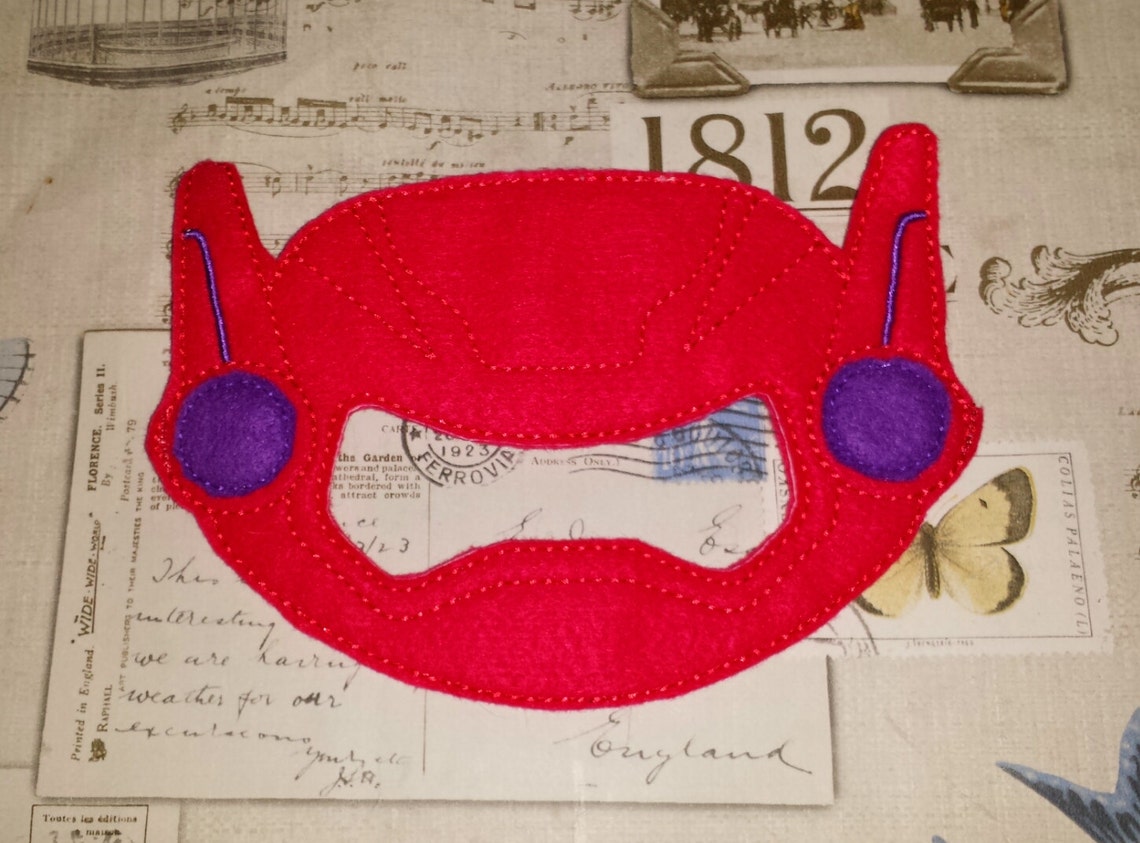 Baymax Big Hero 6 Inspired Mask ITH Project in the Hoop | Etsy