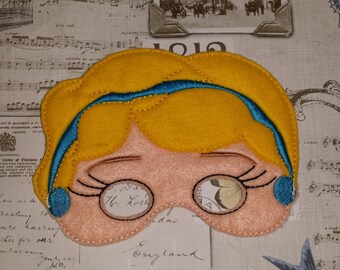 Princess Jasmine Inspired Mask ITH Project in the Hoop | Etsy