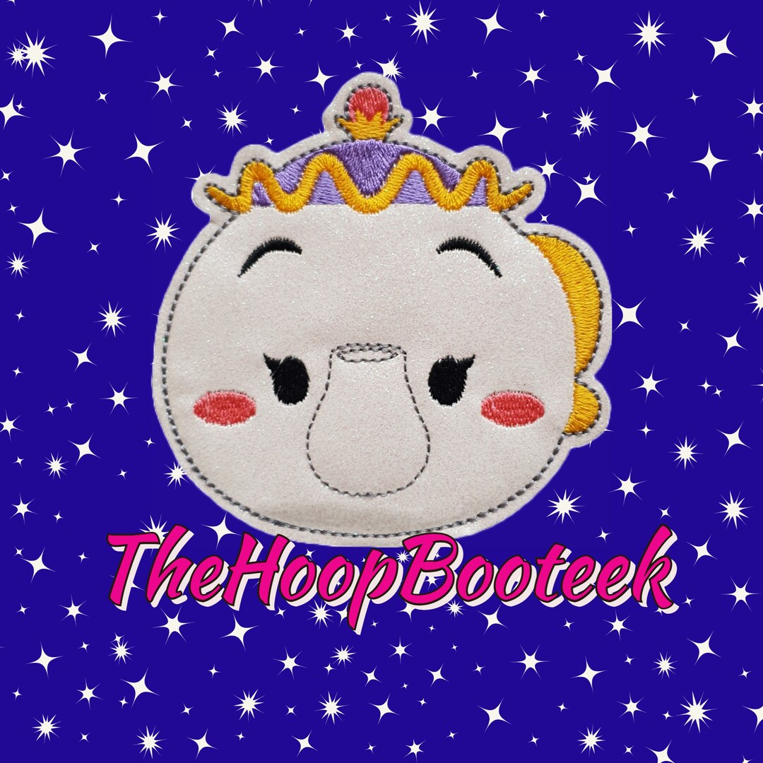 Mrs Teapot Inspired Feltie. Embroidery Design Digital Download Instant ...