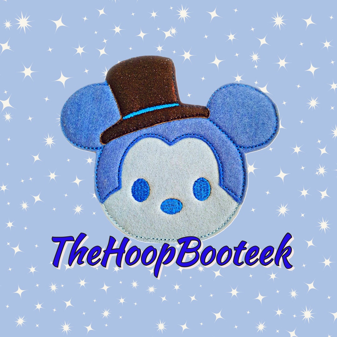 Haunted House Mouse Feltie. Embroidery Design Digital Download Instant ...