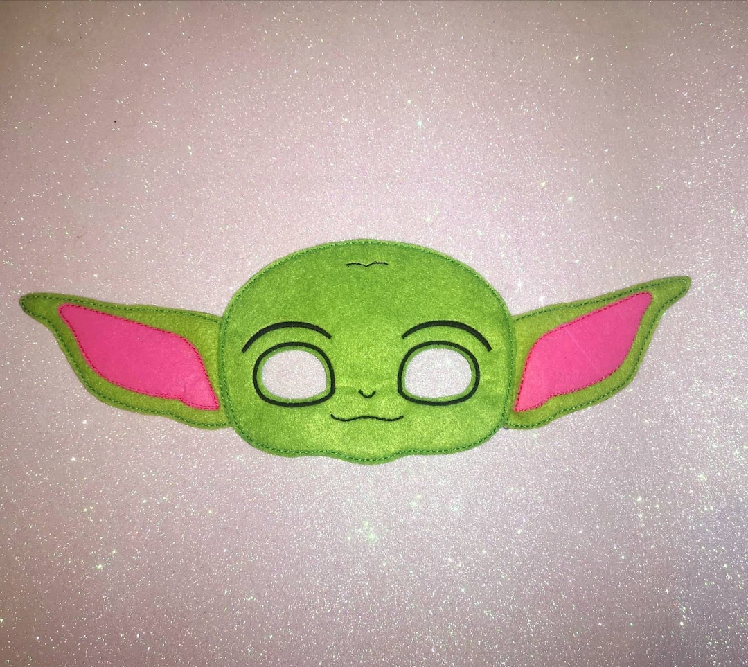 BABY YODA Inspired Mask ITH Project in the Hoop Embroidery Design ...