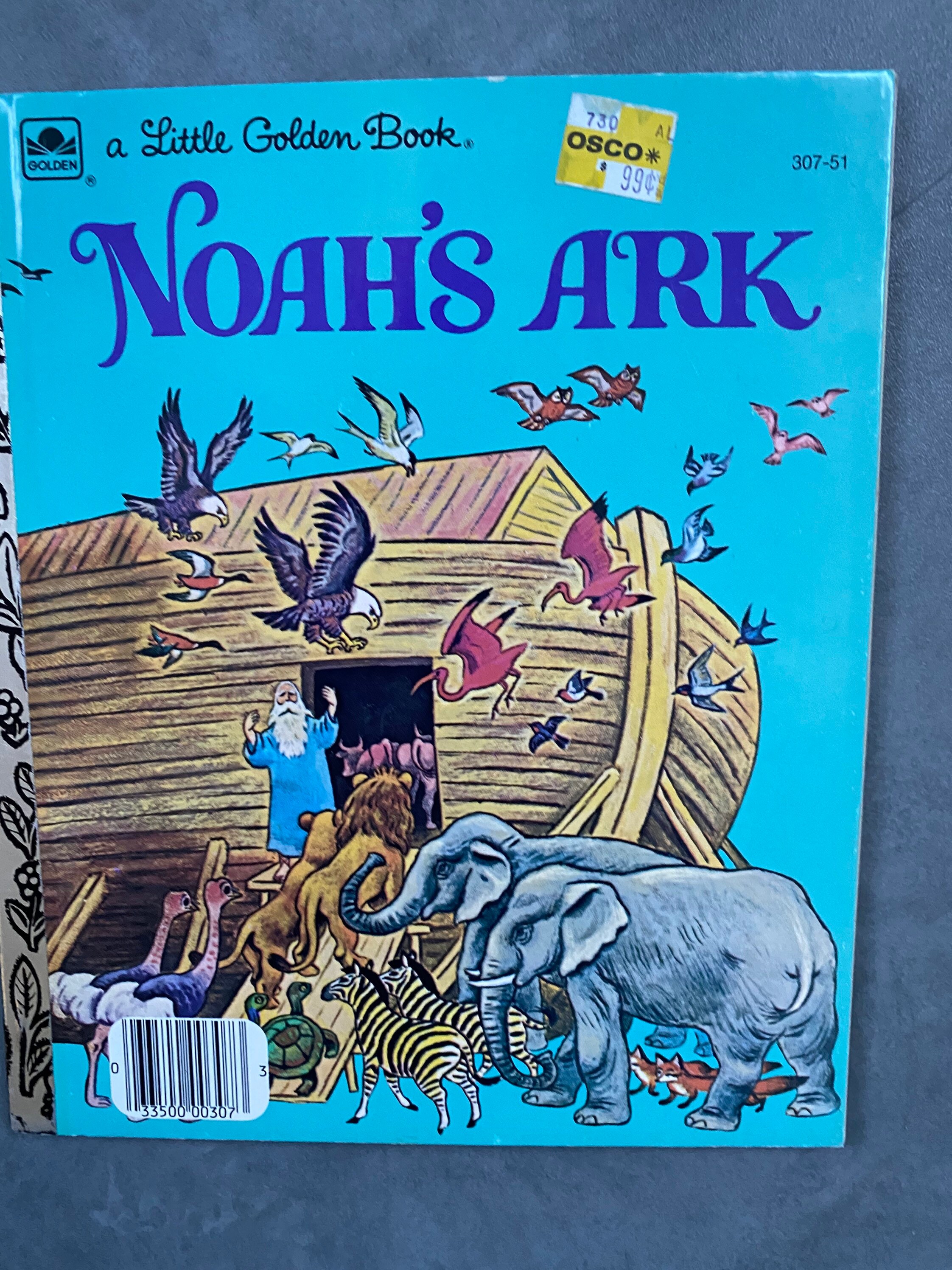 A Little Golden Book Noah's Ark 1969 Vintage Child's Book - Etsy