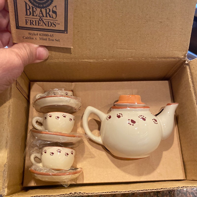 Bear Tea Set - Etsy