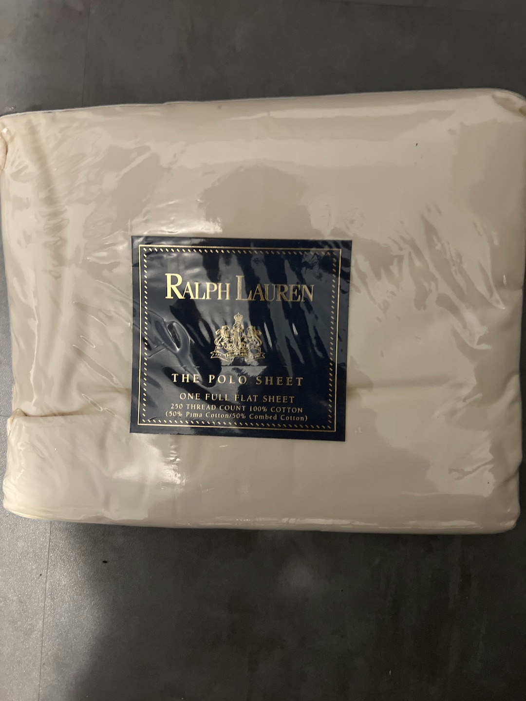Vintage New in the Package Ralph Lauren the Polos Sheet Pima Cotton ...