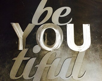 Beyoutiful Sign - Etsy