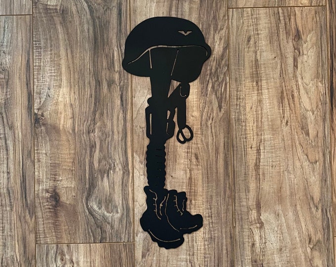 Metal Military Battlefield Cross Wall Hanger 18 X - Etsy