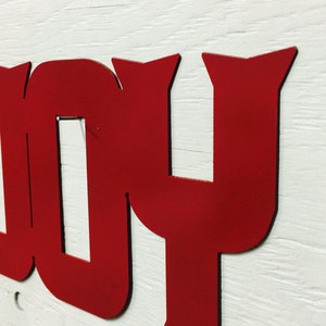 Metal Joy Sign 12" X 6.5" - Etsy