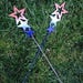 Metal {SET} Stacked STAR Garden & Yard Stake(s) - Etsy