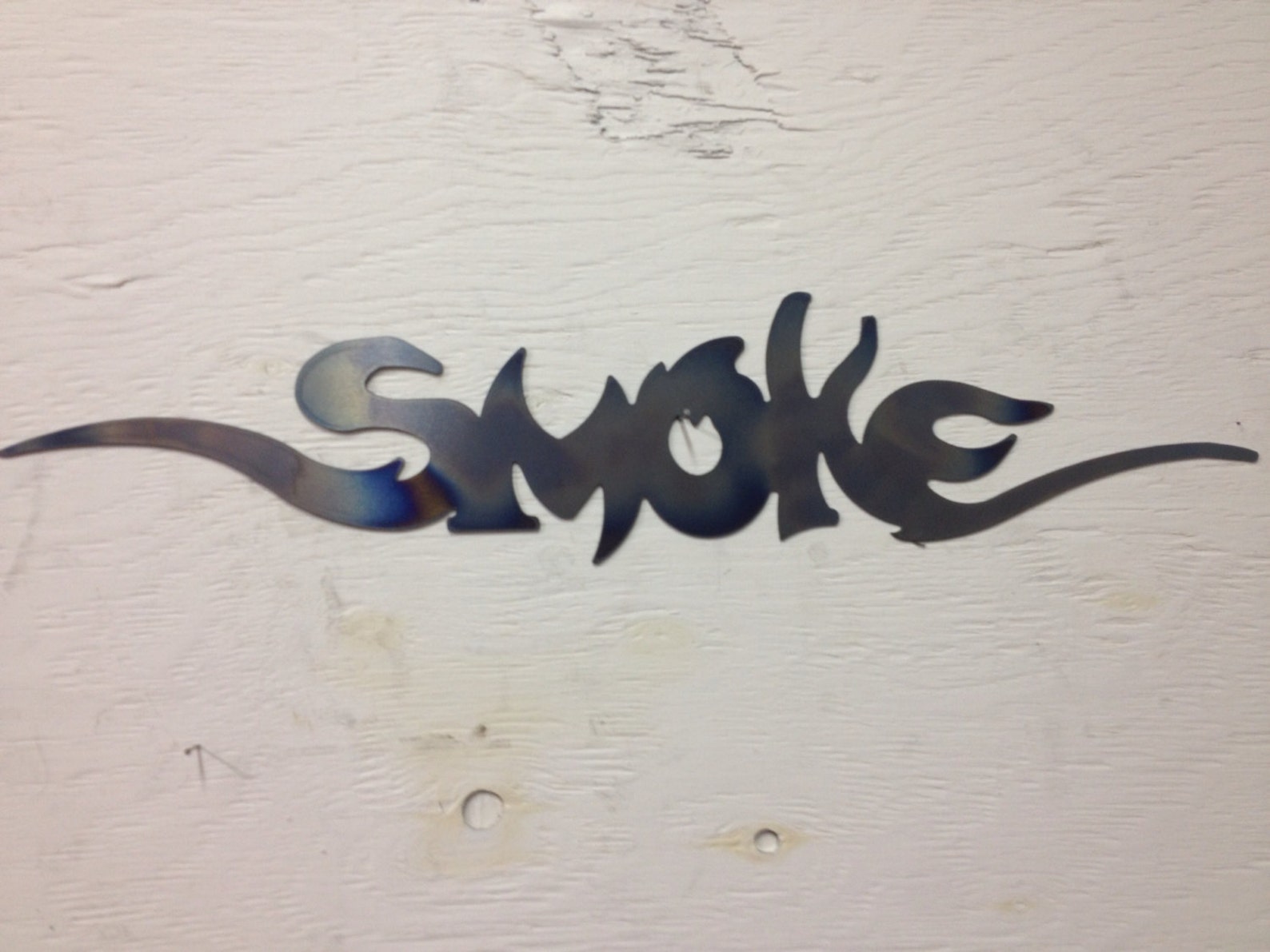 Metal smoke Sign - Etsy