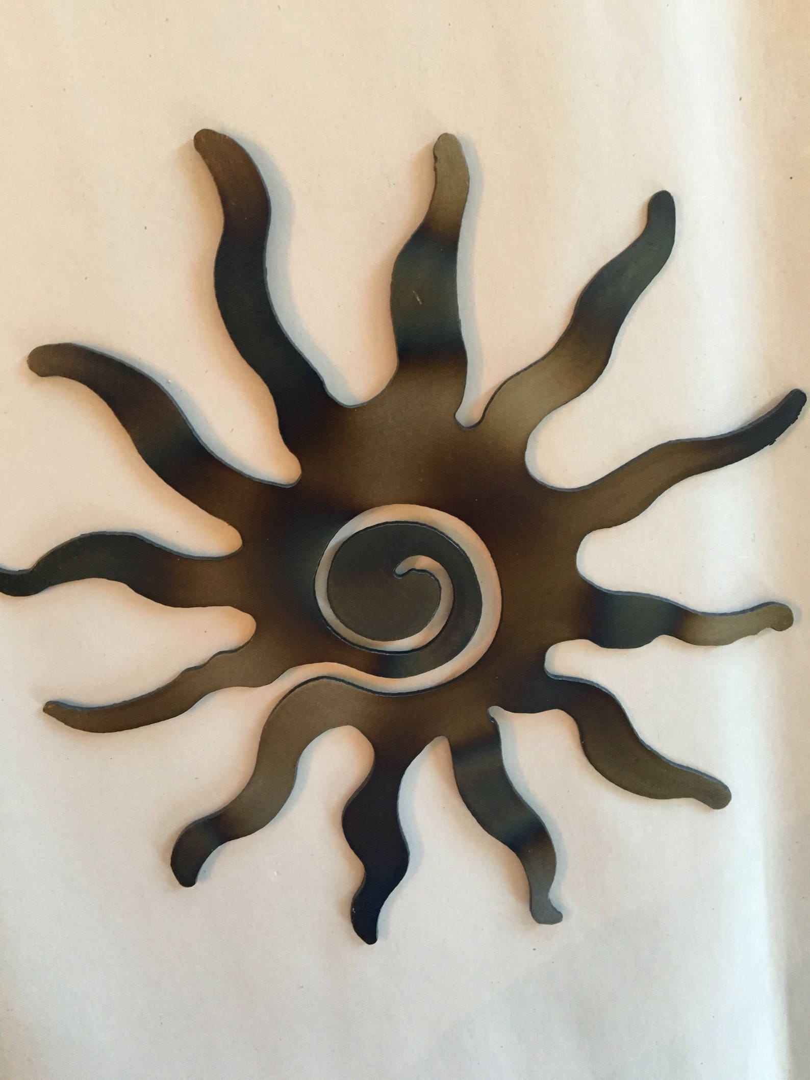 Metal Sunburst Wall Hanging 7 X 7 - Etsy