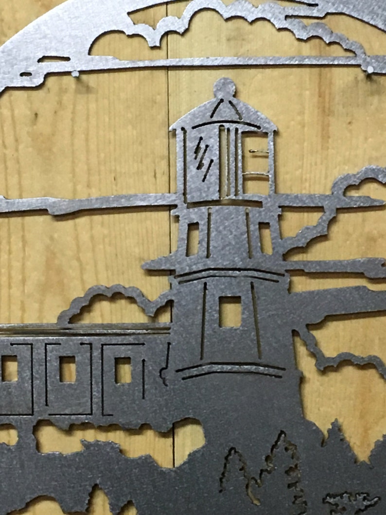 Metal Lighthouse Wall Hanging 12 X 12 - Etsy