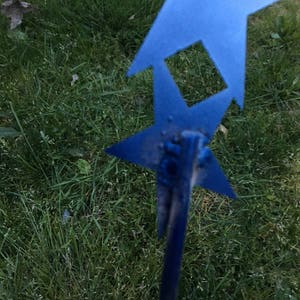 Metal {SET} Stacked STAR Garden & Yard Stake(s) - Etsy