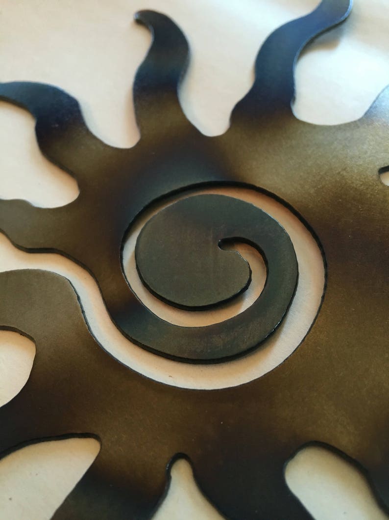 Metal Sunburst Wall Hanging 7 X 7 - Etsy
