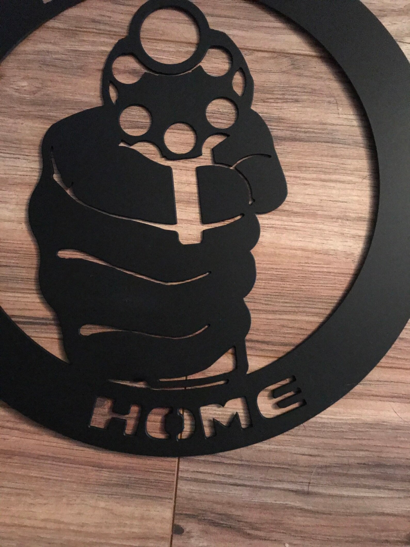 Metal Wrong Home Gun Sign 2nd Amendment Revolver 13 X - Etsy