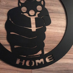 Metal Wrong Home Gun Sign, 2nd Amendment, Revolver 13" X 13" - Etsy