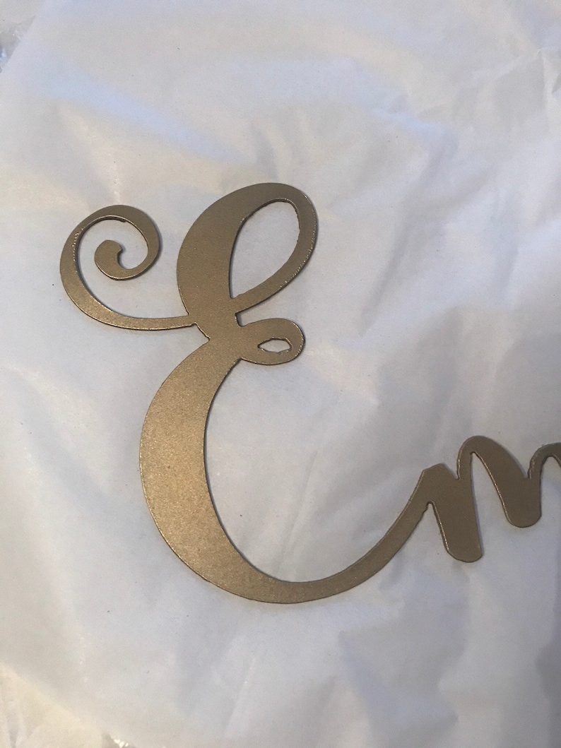 Metal Emmanuel Sign 19 x 6 | Etsy