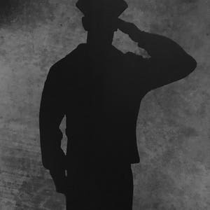 12" Metal Salute Yard Stake - Etsy