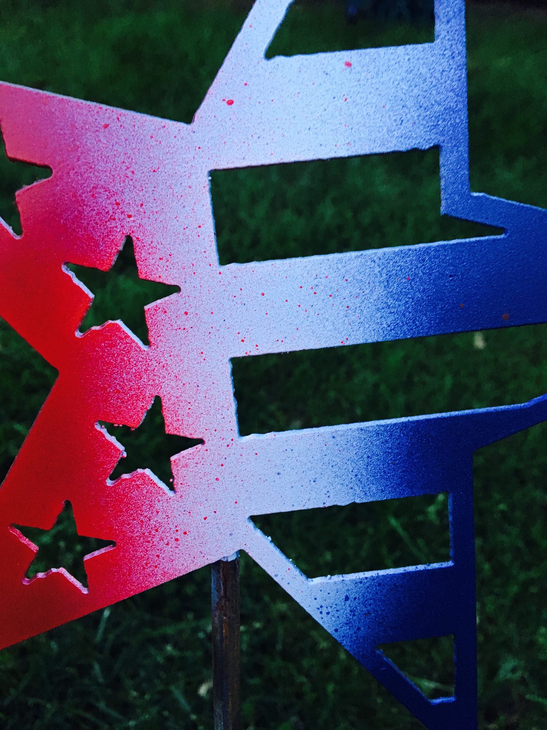 Metal {SET} STAR Garden & Yard Stake(s) - Etsy