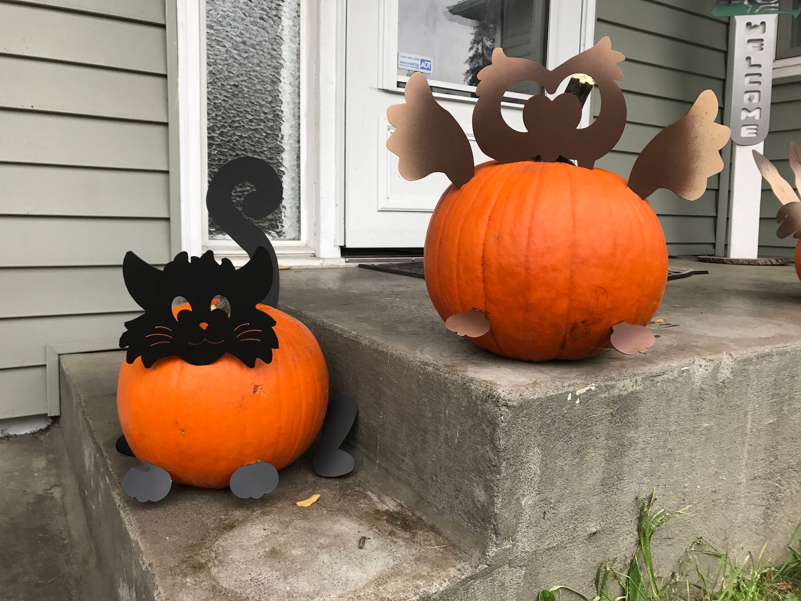 MINI Metal Cat Pumpkin Decorating Kit, Black Cat, Fall, Dark, Goth ...
