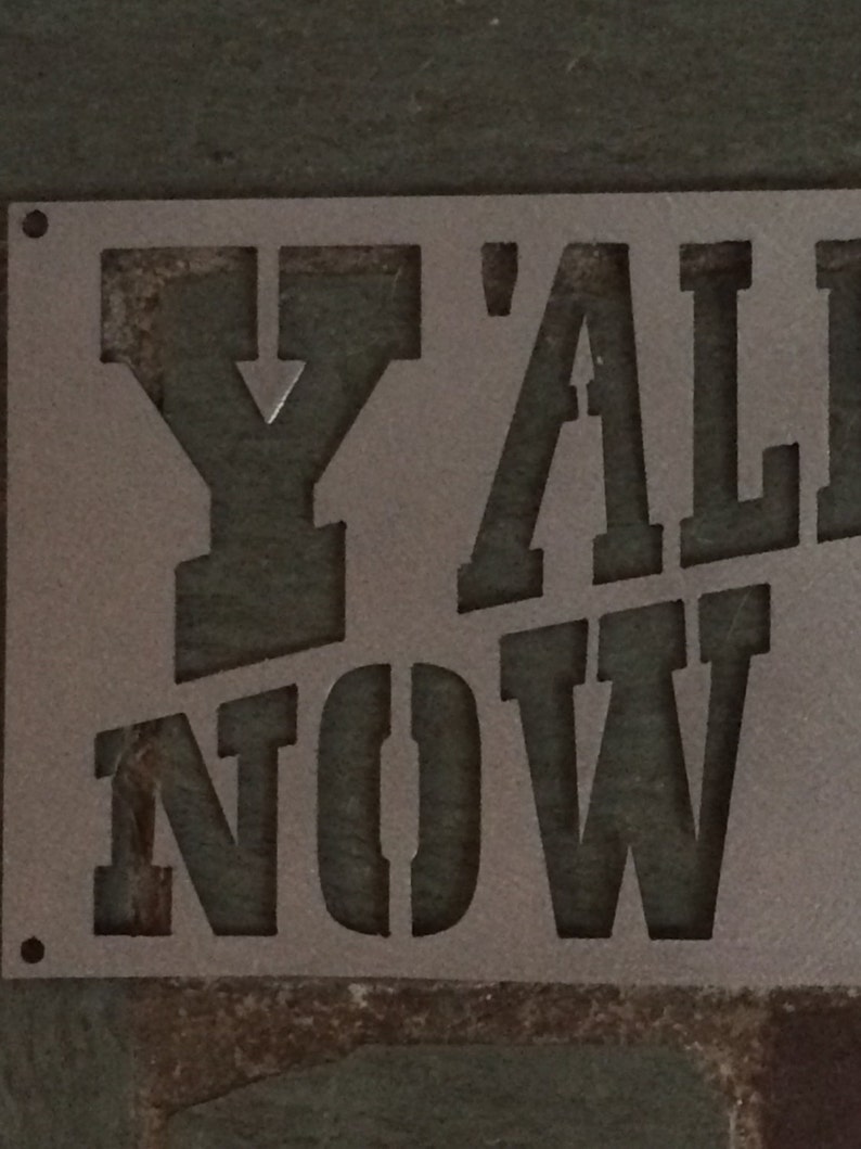 Metal "y'all Come Back Now Ya Hear!" Sign 24"x8" - Etsy