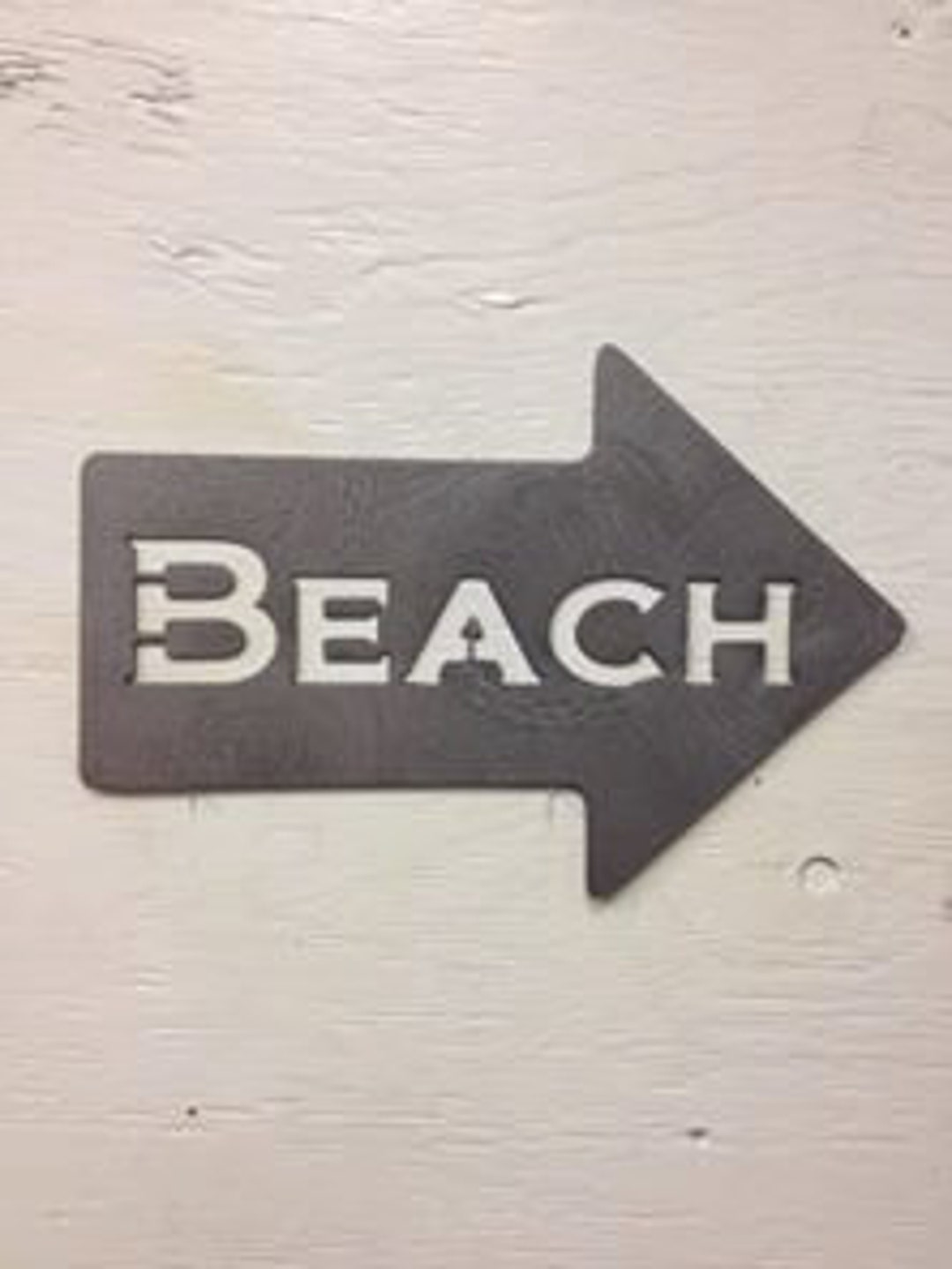 Metal Beach Sign, Arrow - Etsy