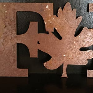 Metal "fall" Sign 18" X 5.5" - Etsy