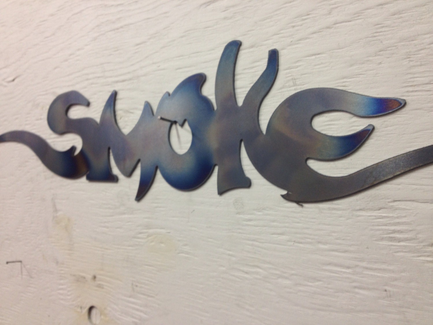 Metal smoke Sign - Etsy