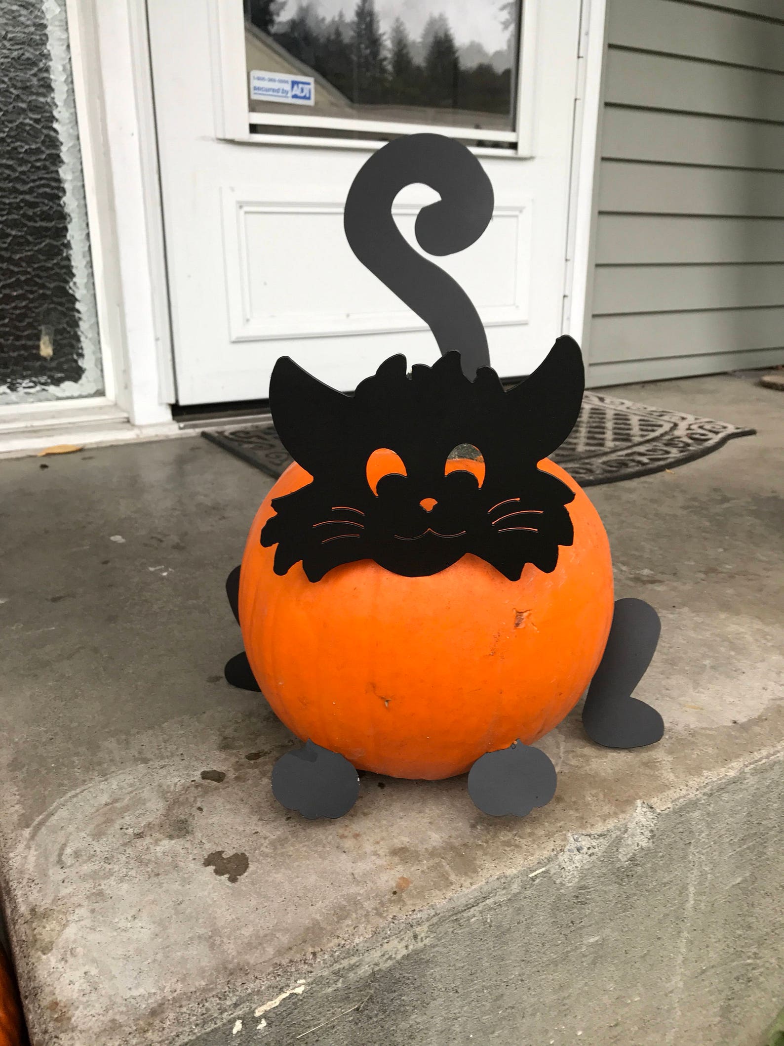 MINI Metal Cat Pumpkin Decorating Kit, Black Cat, Fall, Dark, Goth ...