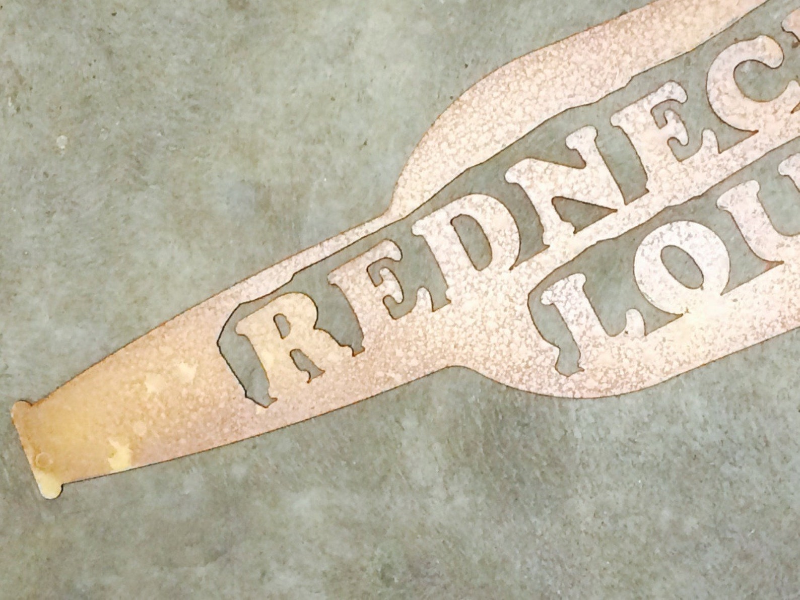 Metal REDNECK LOUNGE Sign 24 X 7 - Etsy