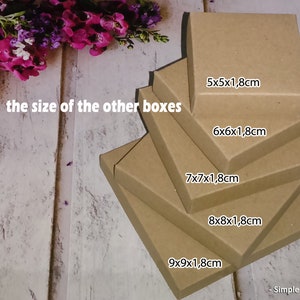 Printable Jewelry Box Pattern 5cm X 5cm X 1,8 Cm / Box Template / Paper ...