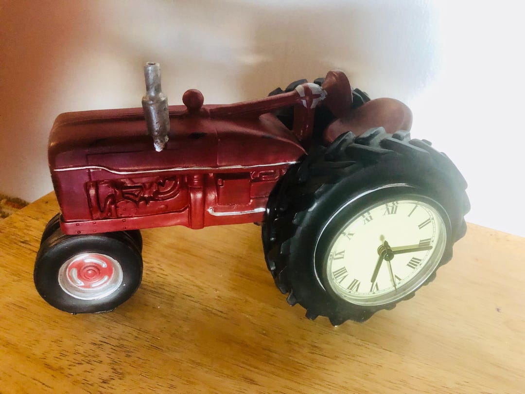 Vintage Tractor Clock - Etsy