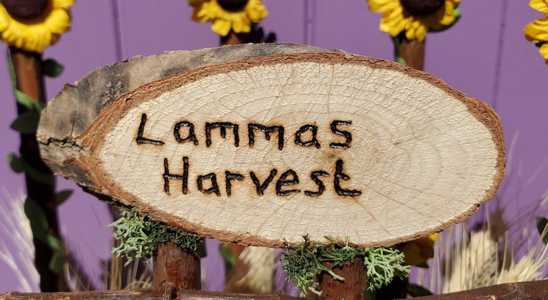 Handcrafted Lammas Harvest Altar Decoration, Sunflower & Wheat Sheaf ...